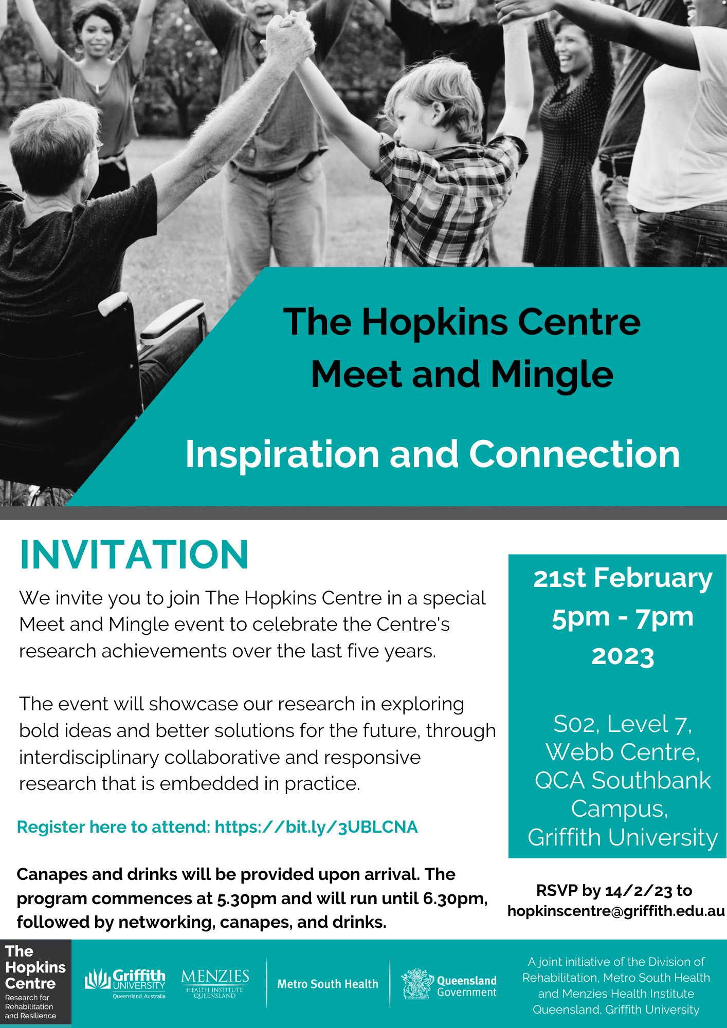 Hopkins Meet & Mingle Event - 21 February 2023 - Hopkins Centre